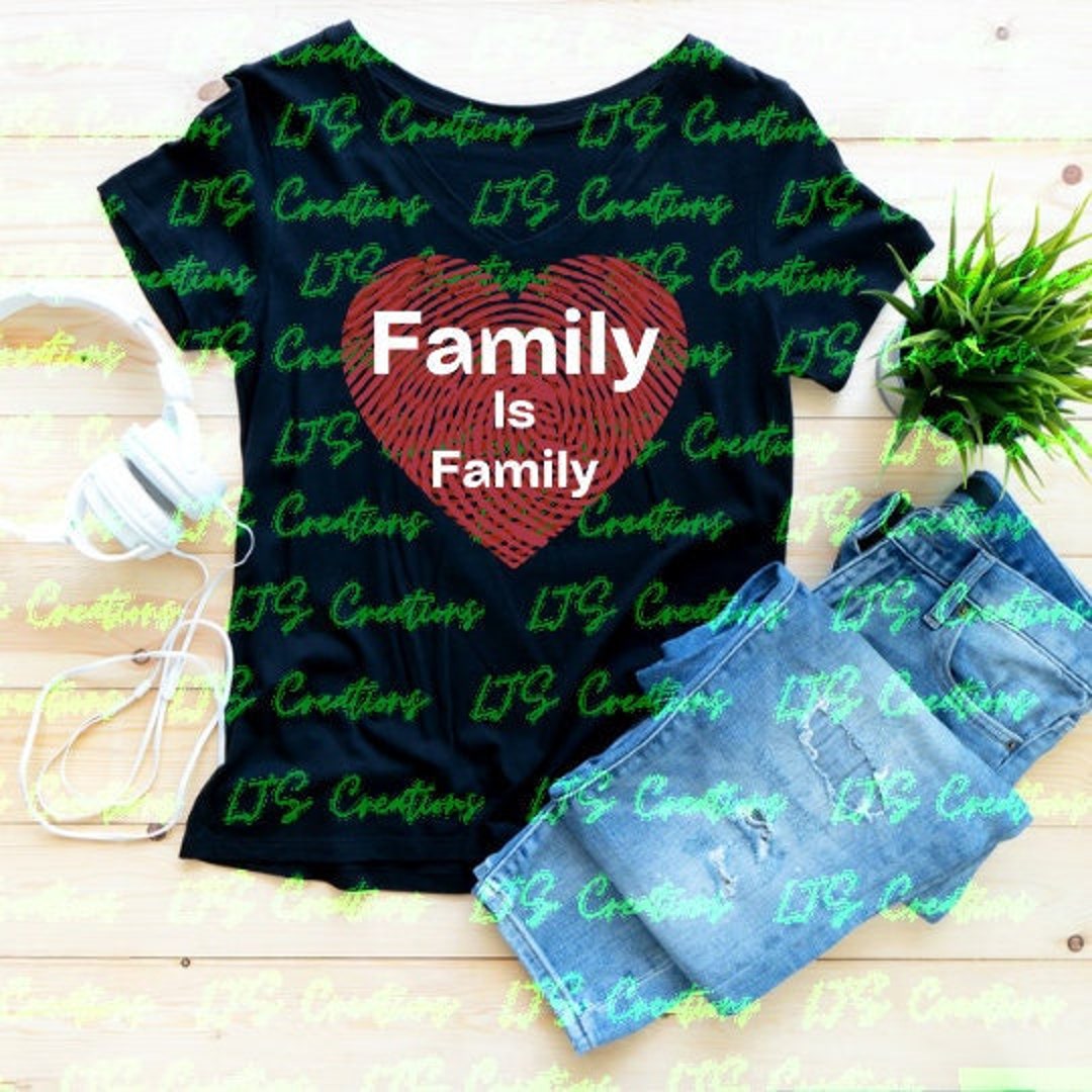 Family is Family SVG and PNG Digital Download Family Thumb Prints ...