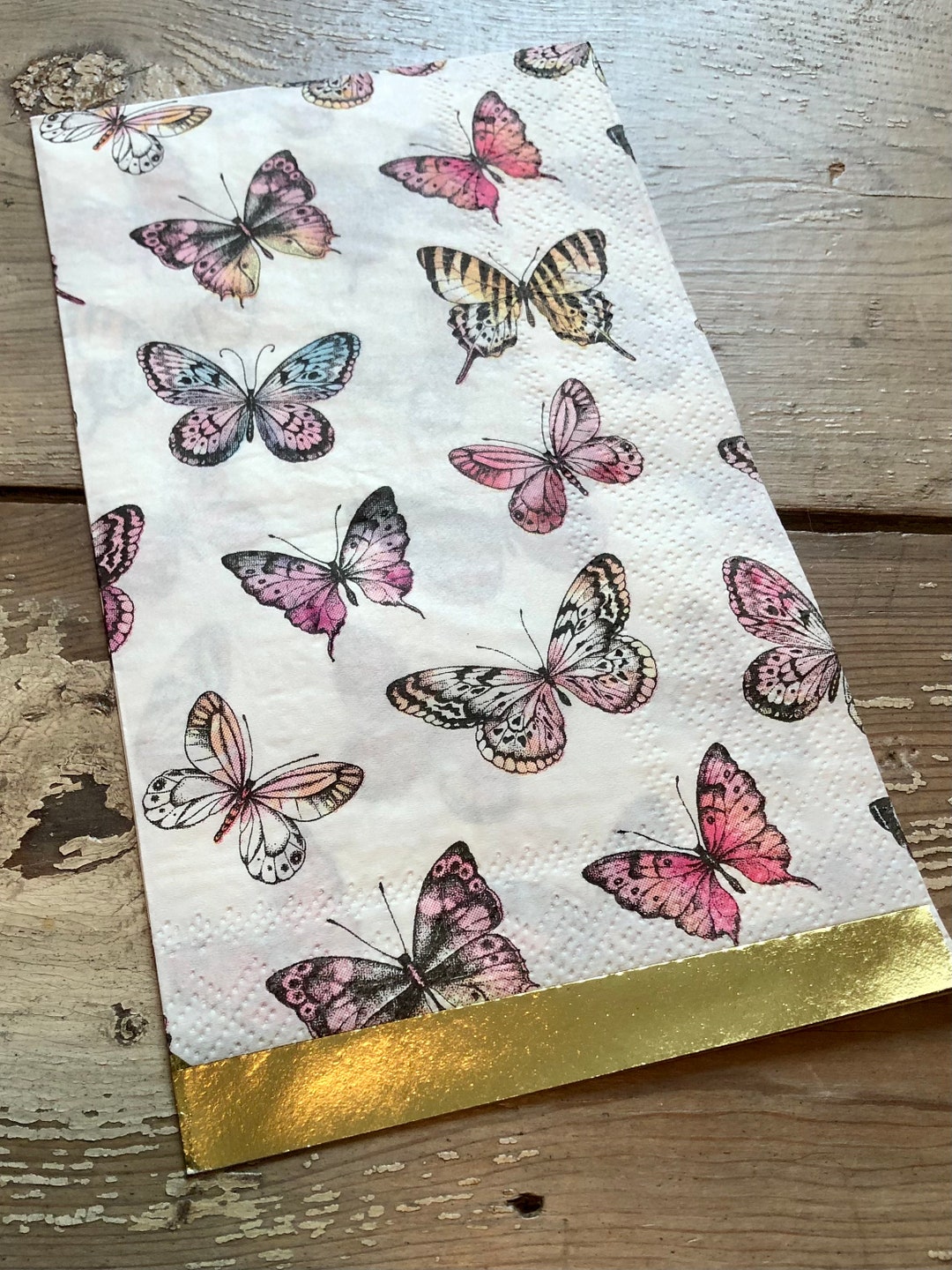 3 Butterfly Paper Napkins-decoupage Crafts - Etsy