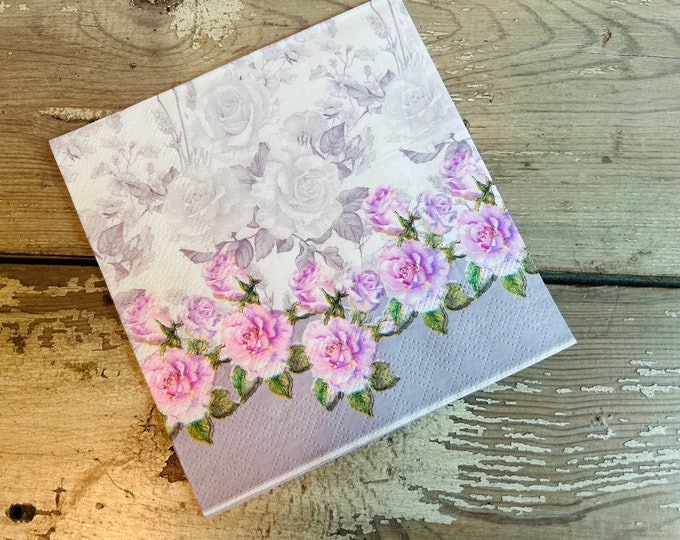 4 in the Garden Paper Napkins-decoupage Crafts - Etsy