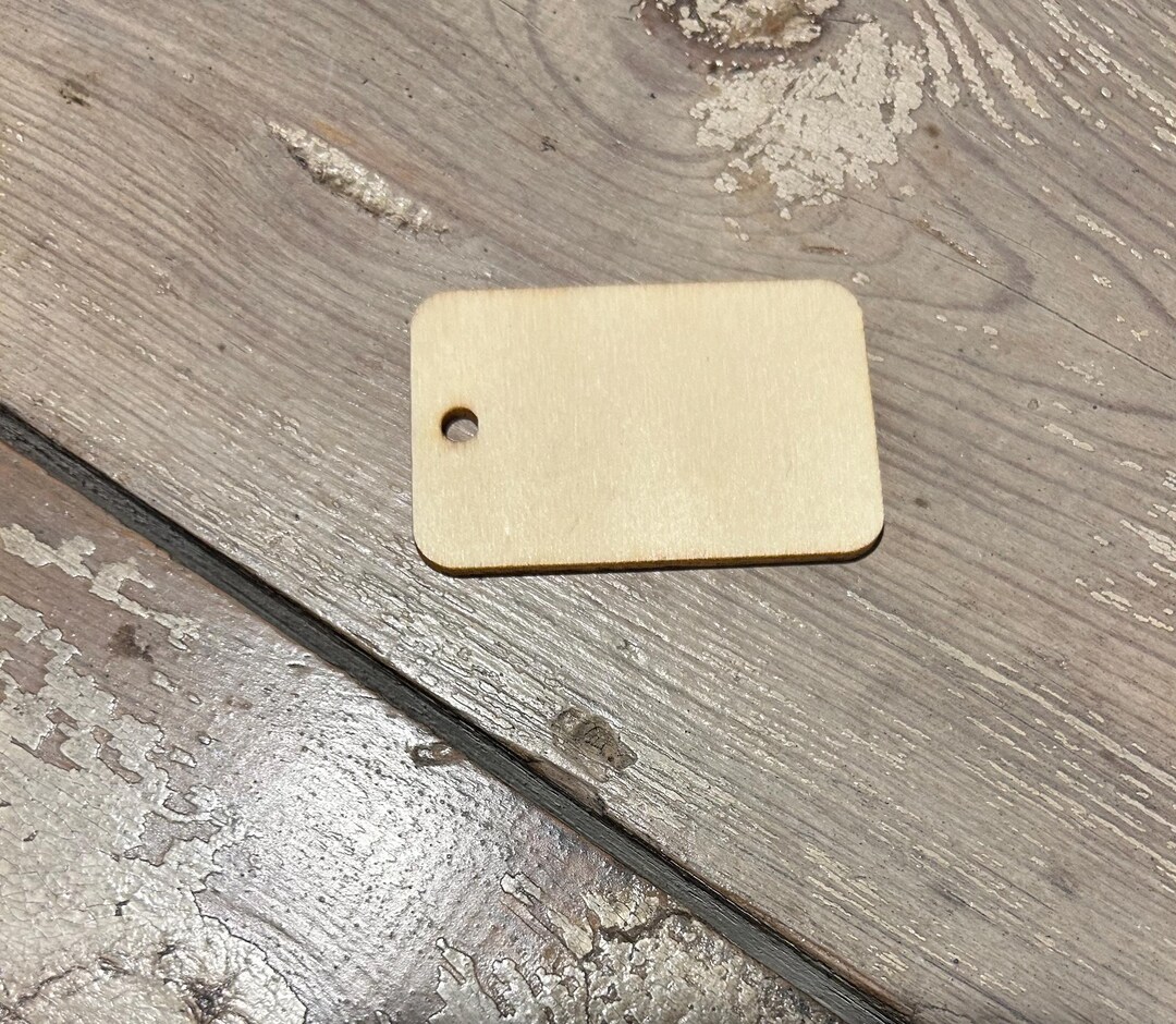 10 Wood Gift Tags-decoupage Arts Crafts - Etsy