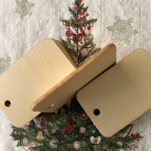 10 Wood Gift Tags-decoupage Arts Crafts - Etsy