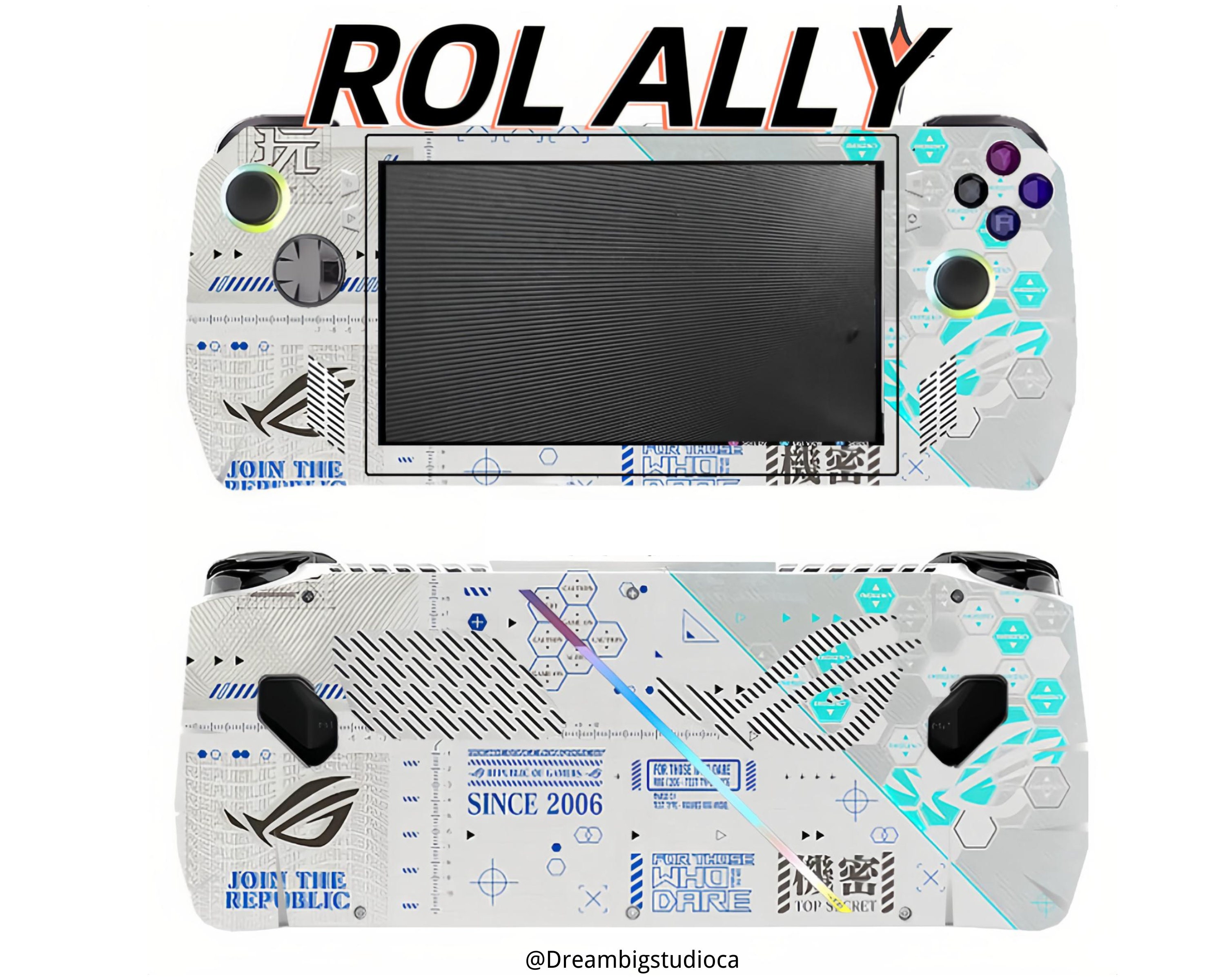 ROG Ally Skins Vinyl Sticker Set Premium Design, Protective Console ...