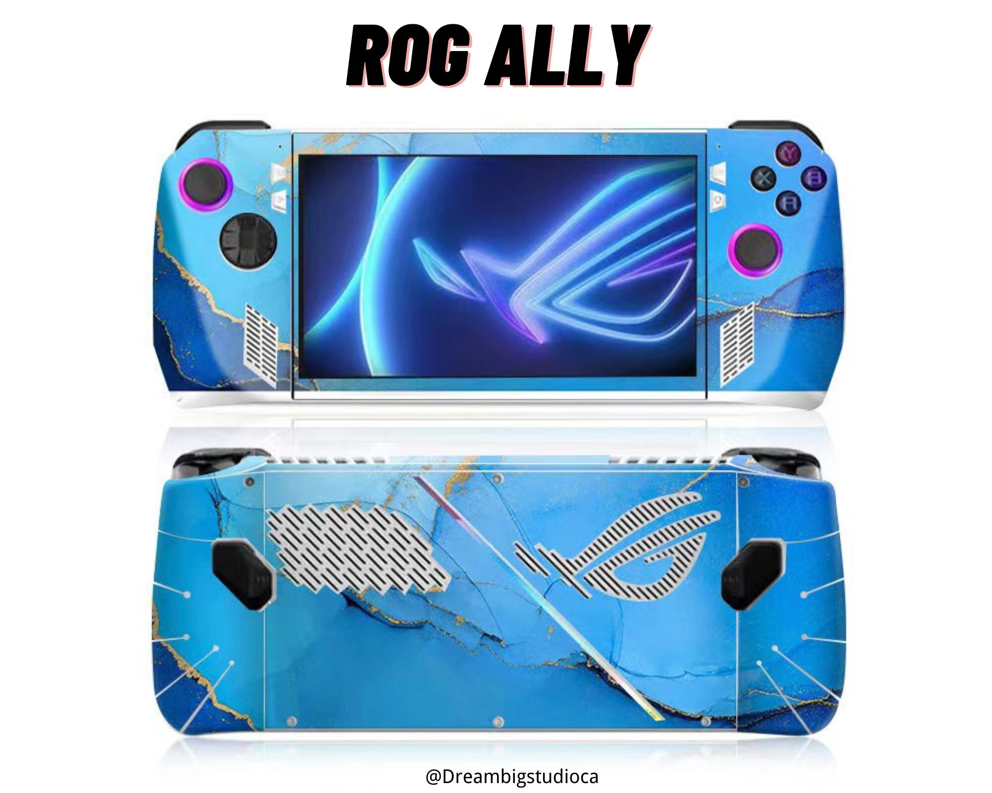 ROG Ally Skins Vinyl Sticker Set Premium Design, Protective Console ...