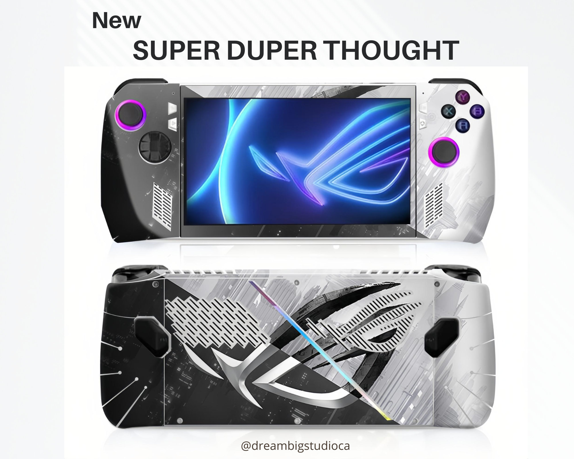 ROG Ally Skins Vinyl Sticker Set Premium Design, Protective Console ...