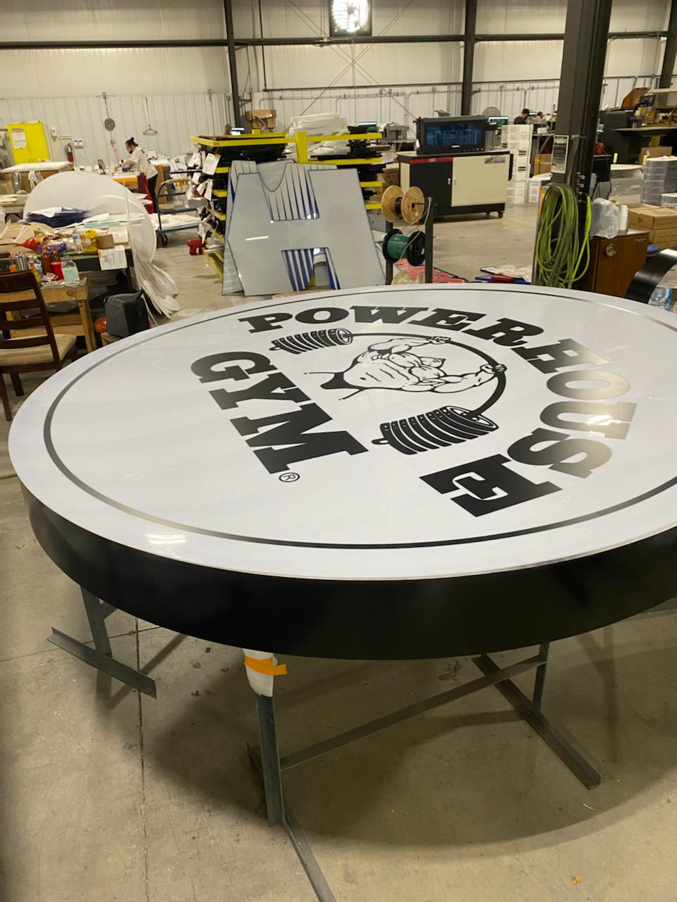 Custom Outdoor Lighted Box Sign | LED Store Front Logo | Restaurant ...