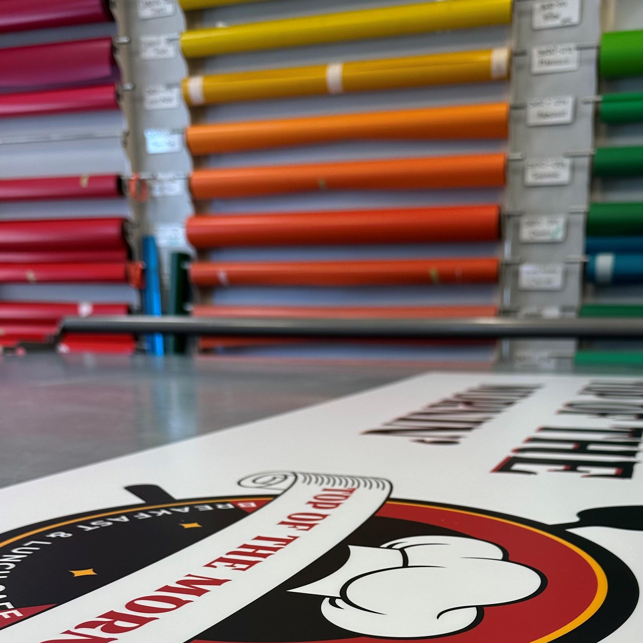 2' X 4' Custom Outdoor Lighted Box Sign | LED Backlit | Store Front ...