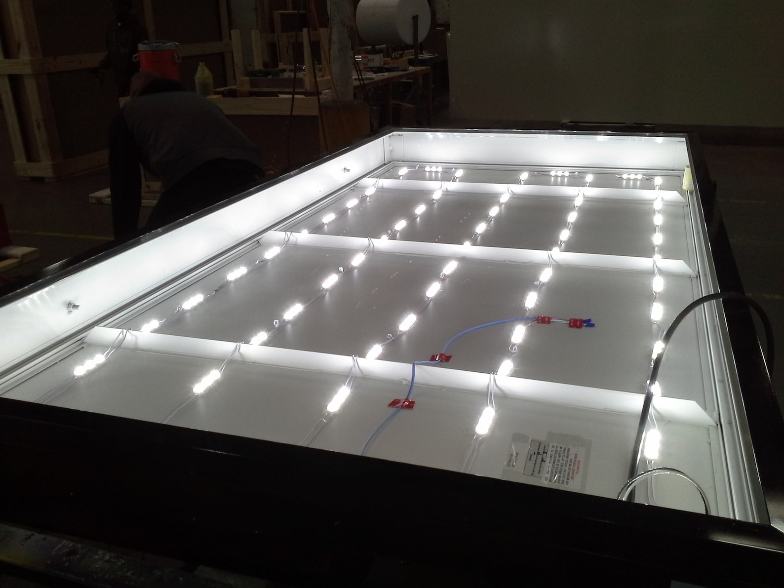 Custom Double-sided LED Lighted Outdoor Business Pole Sign ...