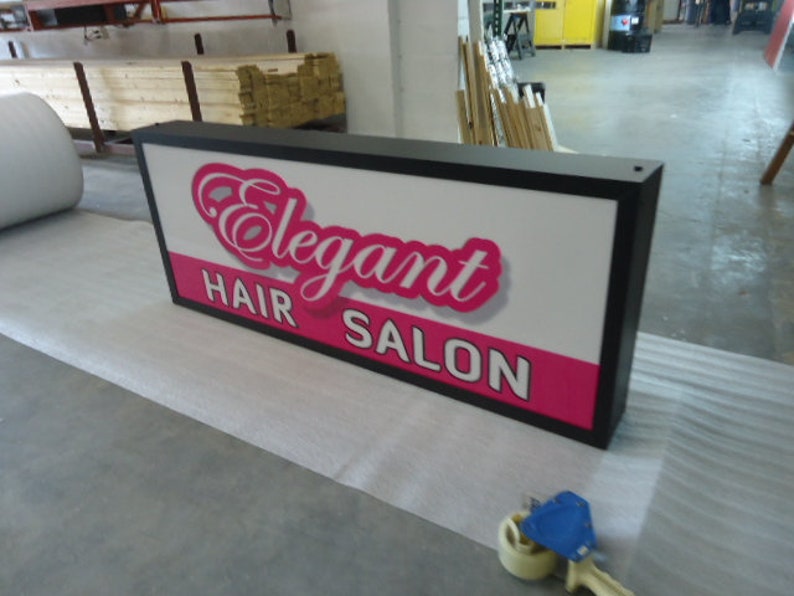 Custom Outdoor Lighted Business Sign Large LED Illuminated Store Front ...