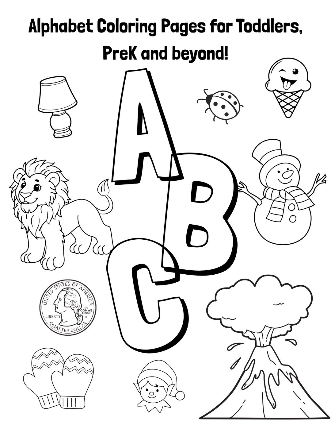 Preschool Coloring Pages | Printable Kids Activity Sheets | Daycare ...