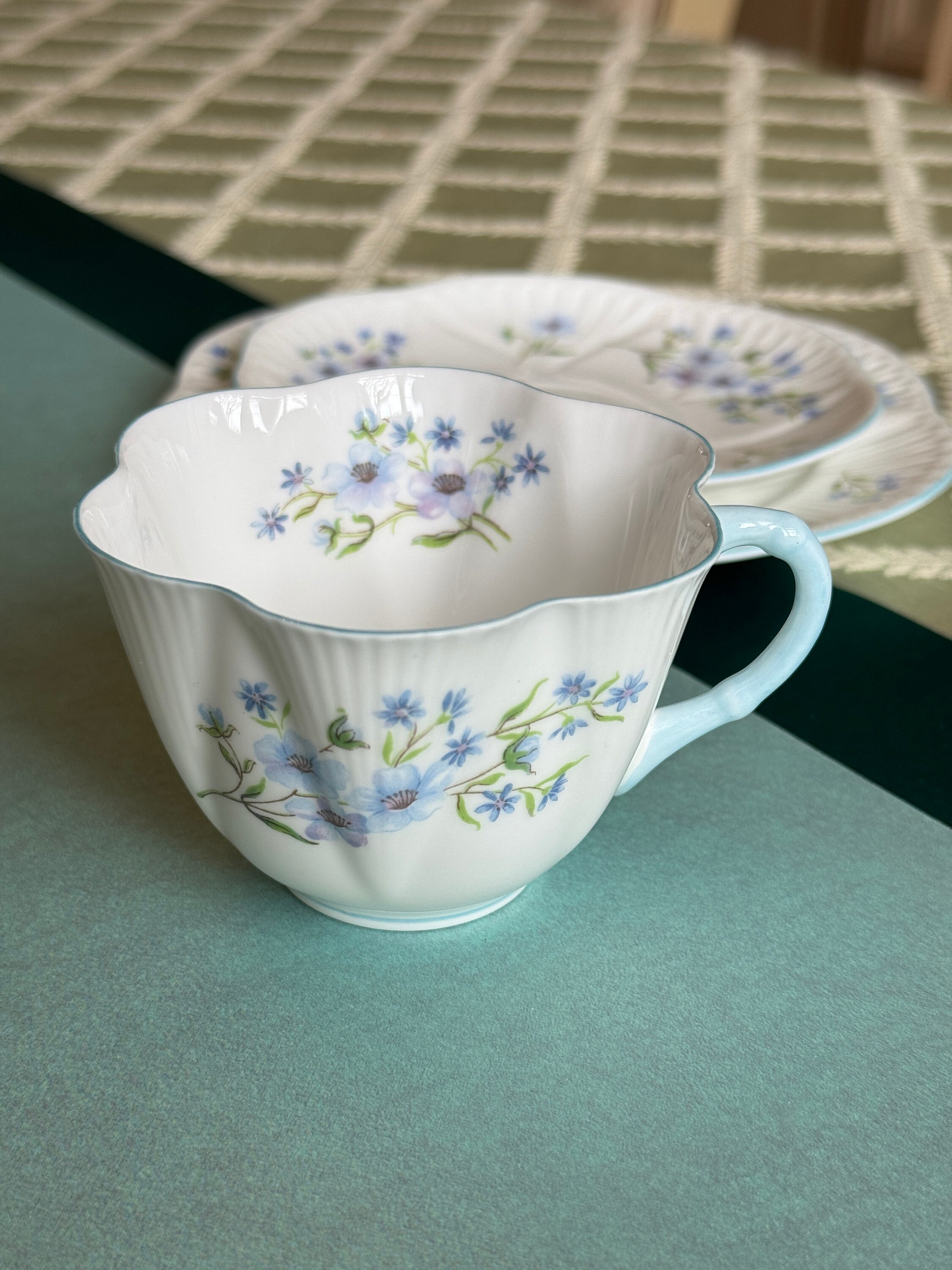Vintage Shelley Bonechina Tea Cup - Etsy