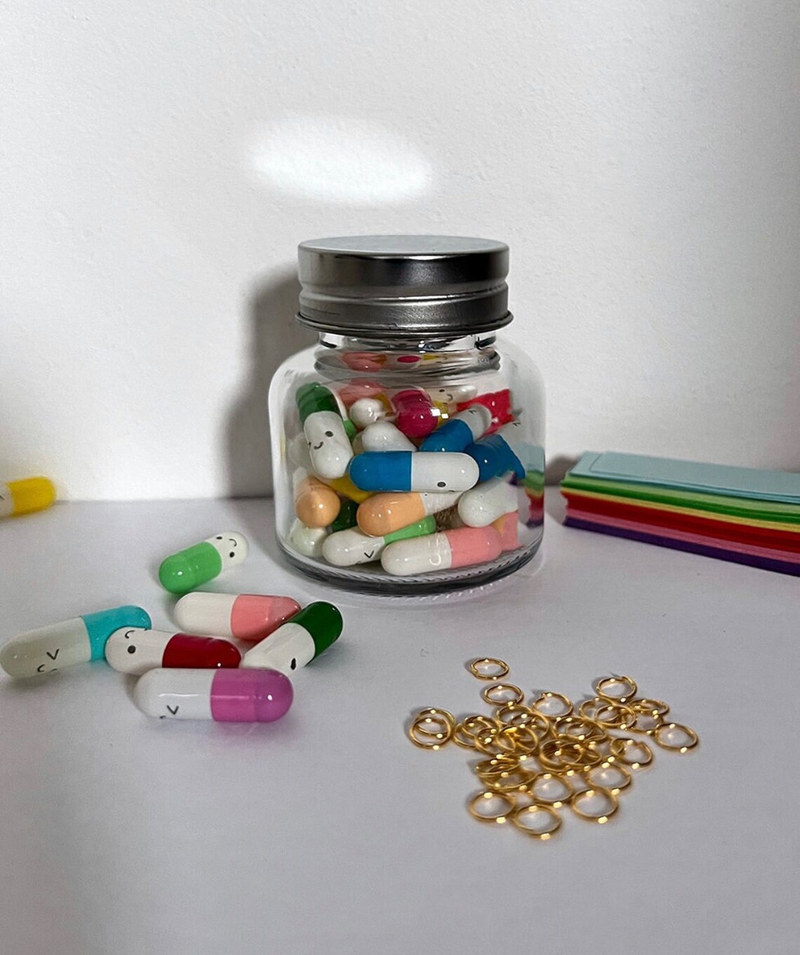 Message in a Jar, Pill Capsules With Small Paper to Write Messages On ...