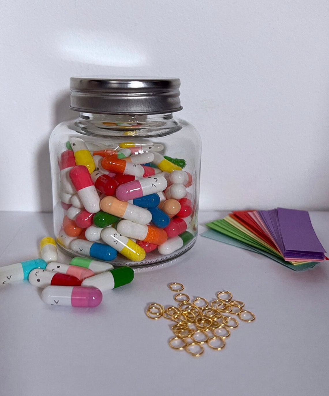 Message in a Jar, Pill Capsules With Small Paper to Write Messages On ...