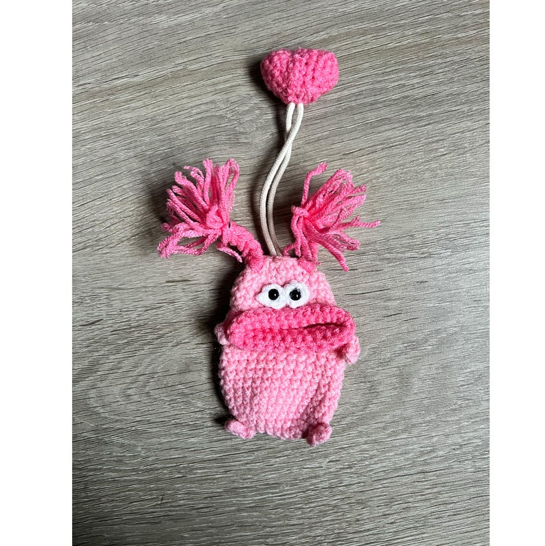 Crochet Animal Key Case, Knitted Key Holder, Handmade Key Ring, Monster ...