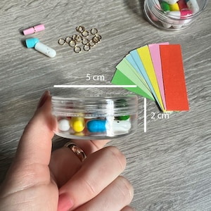 Tiny Message in a Jar, Pill Capsules With Small Paper to Write Messages ...