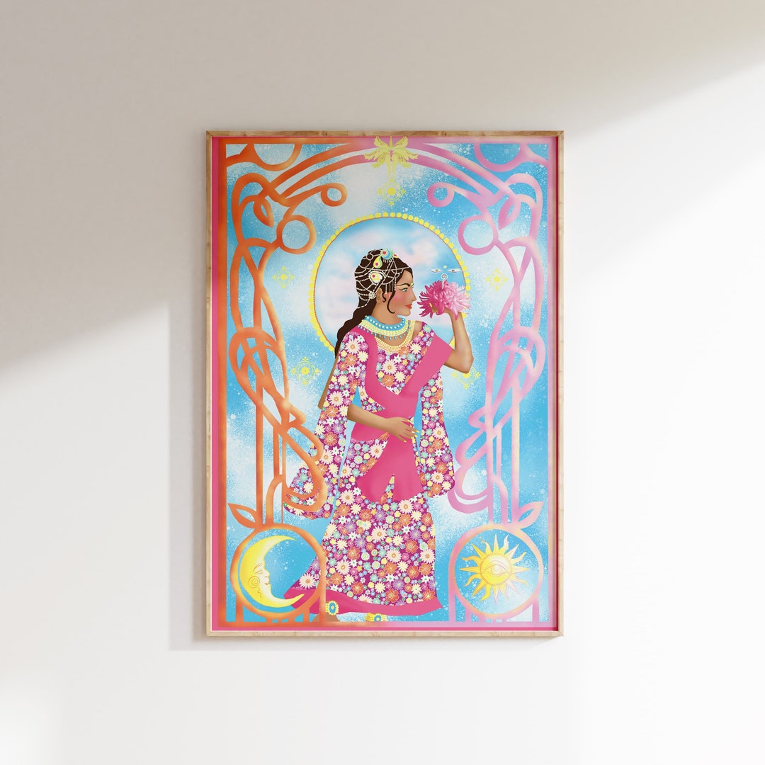 Devi Poster A4 Format 21x29.7 Cm Eco-responsible Paper - Etsy