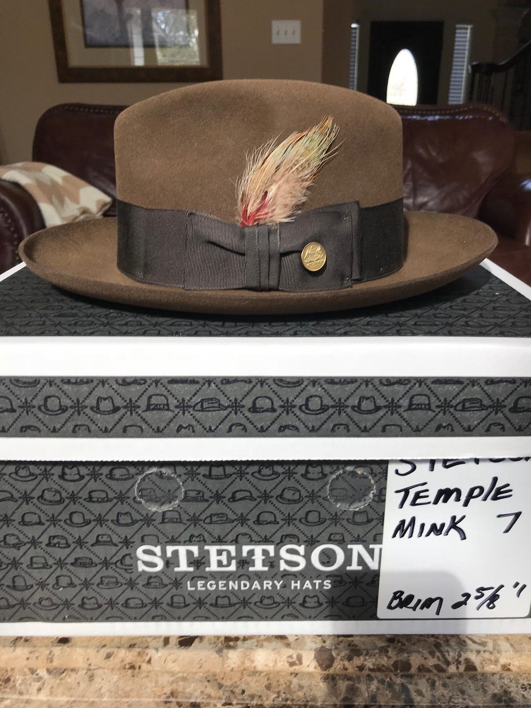 Stetson "temple" Royal Deluxe Mink 7 Great Fedora! - Etsy