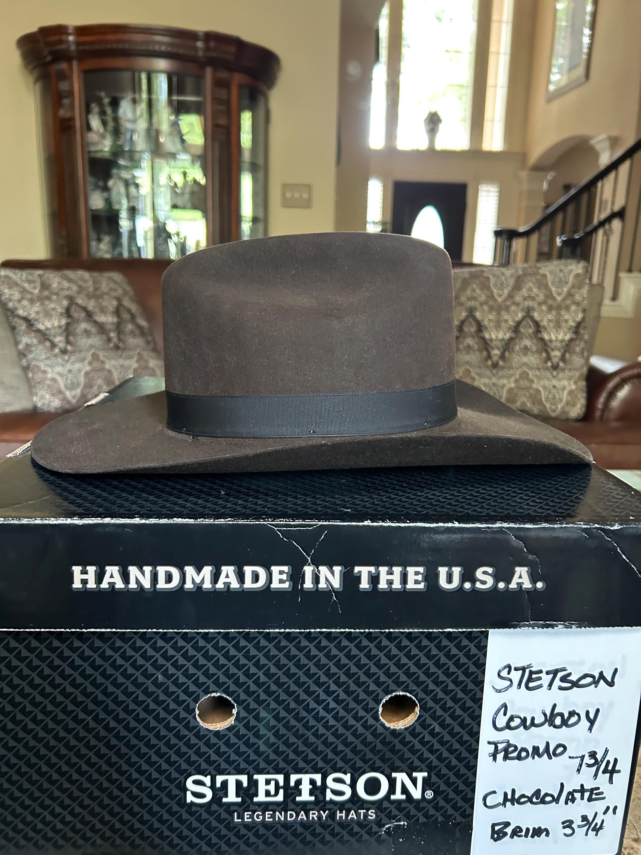 Stetson Cowboy Promo Chocolate 7 3/4 Great Western! - Etsy