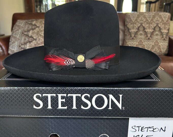 Stetson "boss" 1865 160 Anniversary Black 7 Great Western Style! - Etsy