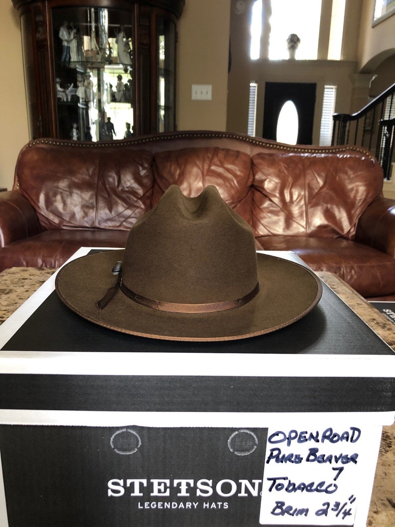Stetson Open Road Pure Tobacco 7 Premium Quality Etsy