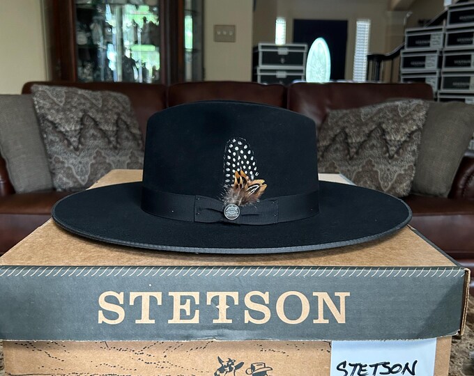 Stetson Western Promo Black (flaw) 7 1/4 Great Country Style! - Etsy