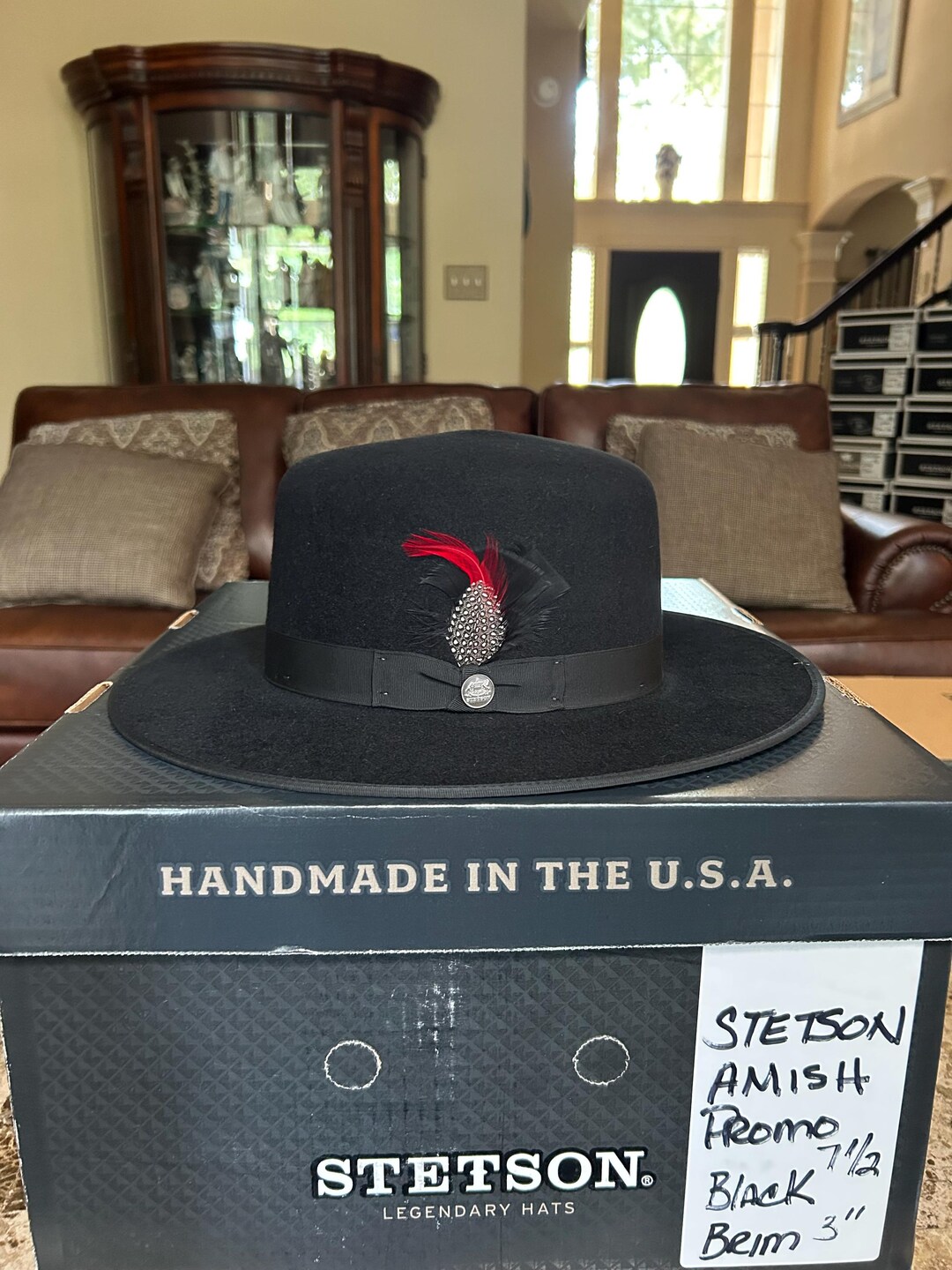 Stetson "amish" Promo Black 7 1/2 "wyatt Earp" Style! - Etsy