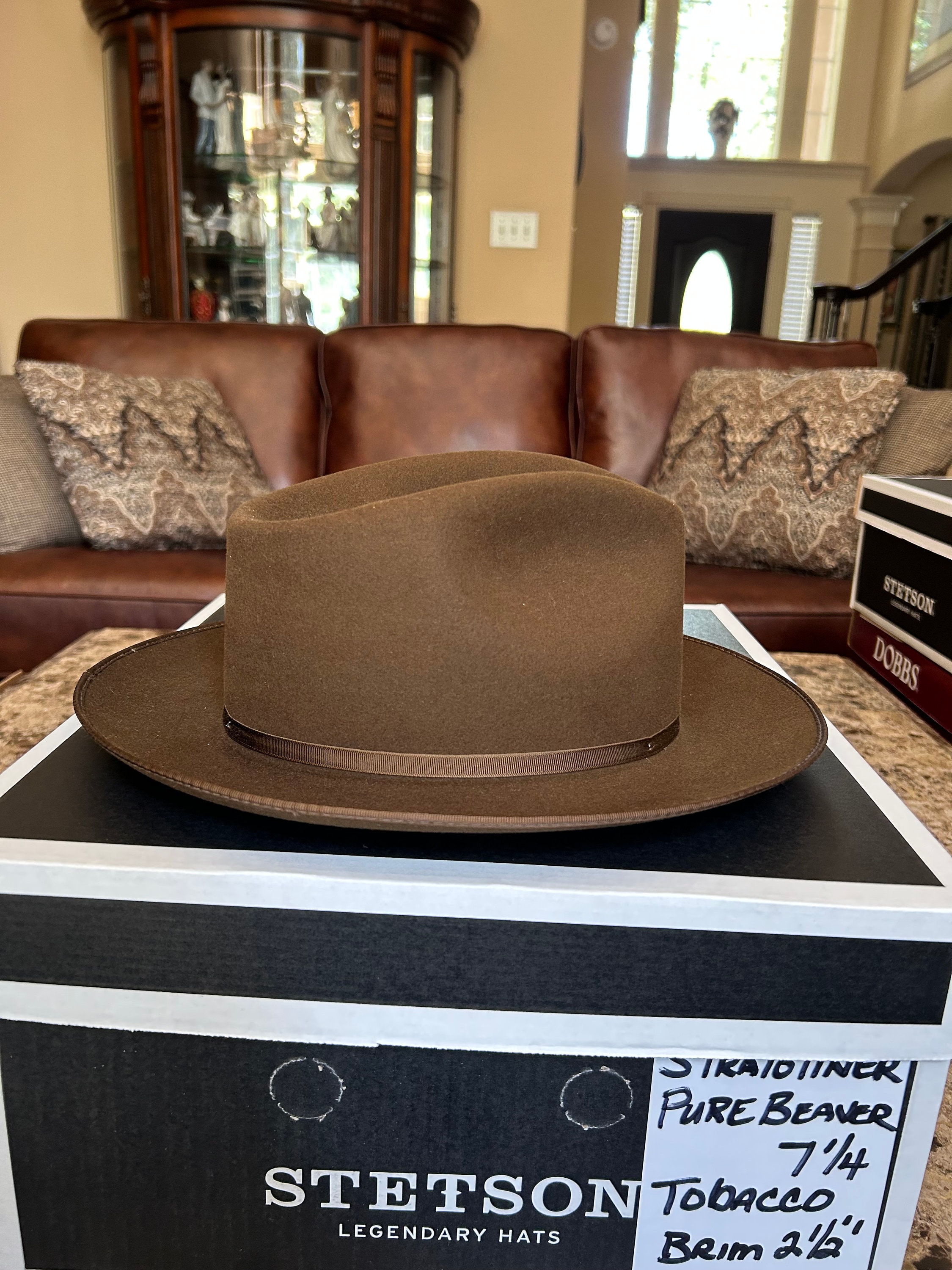 Stetson Pure Stratoliner Tobacco 7 1/4 Finest Quality Fedora - Etsy