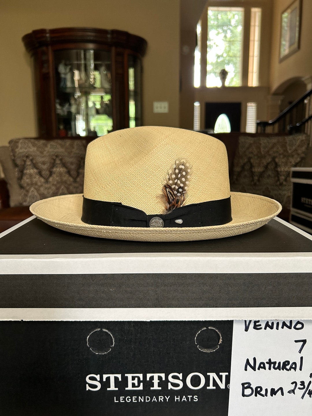 Stetson "venino" Grade 12 Natural 7 Panama Straw! - Etsy