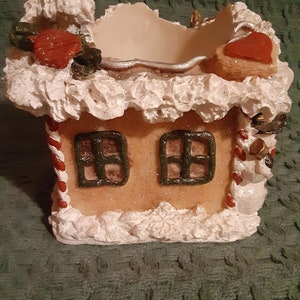 Gingerbread House Planter Festive Detailed - Etsy