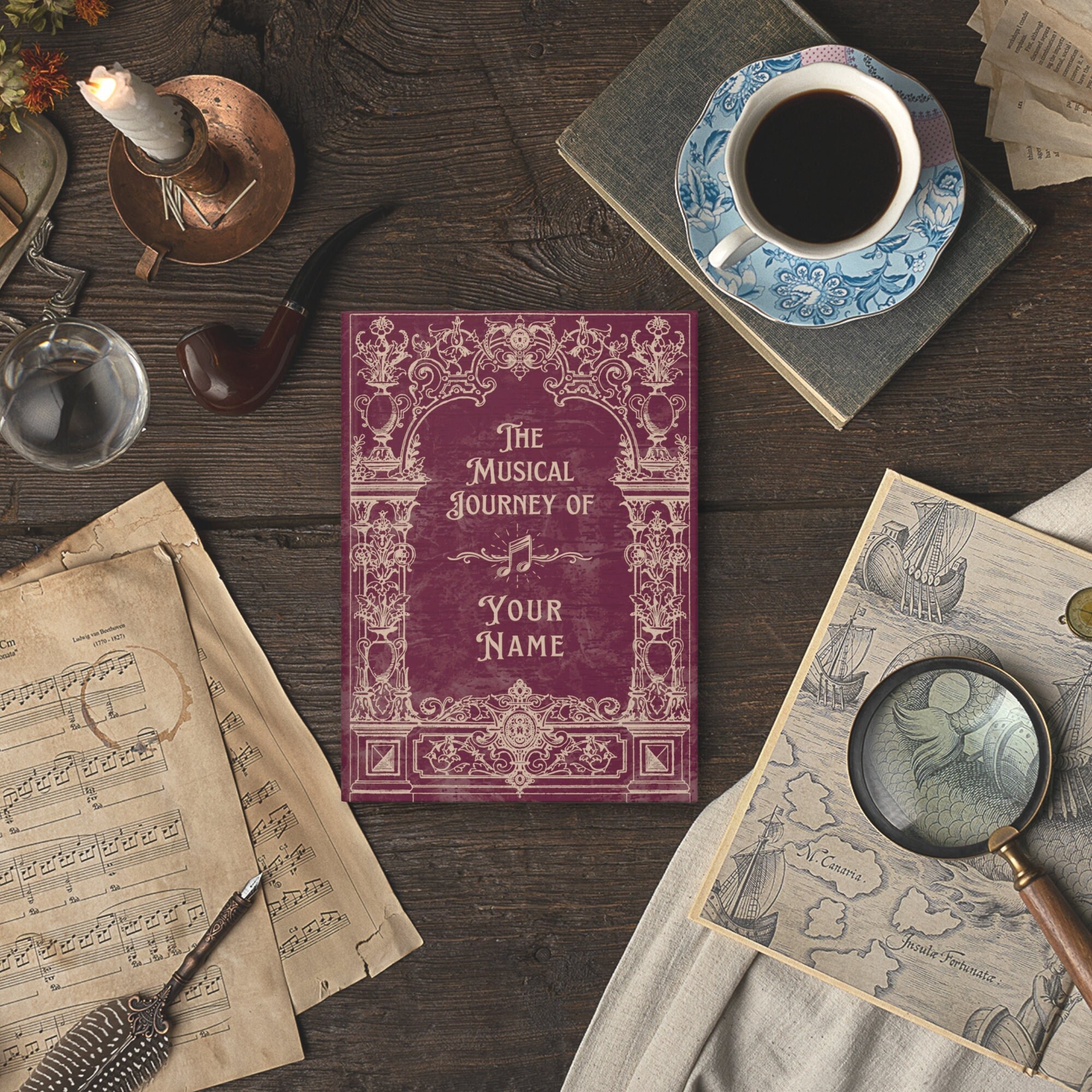 Personalized Songwriting Journal Gift for Musician Music - Etsy