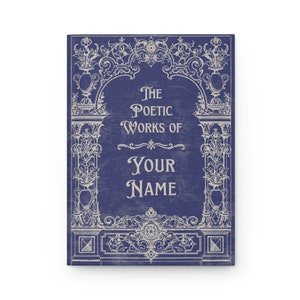 Personalized Poetry Journal Custom Poetry Book Personalized Notebook ...