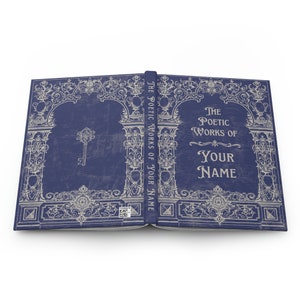 Personalized Poetry Journal | Custom Notebook for Poet | Hardcover ...