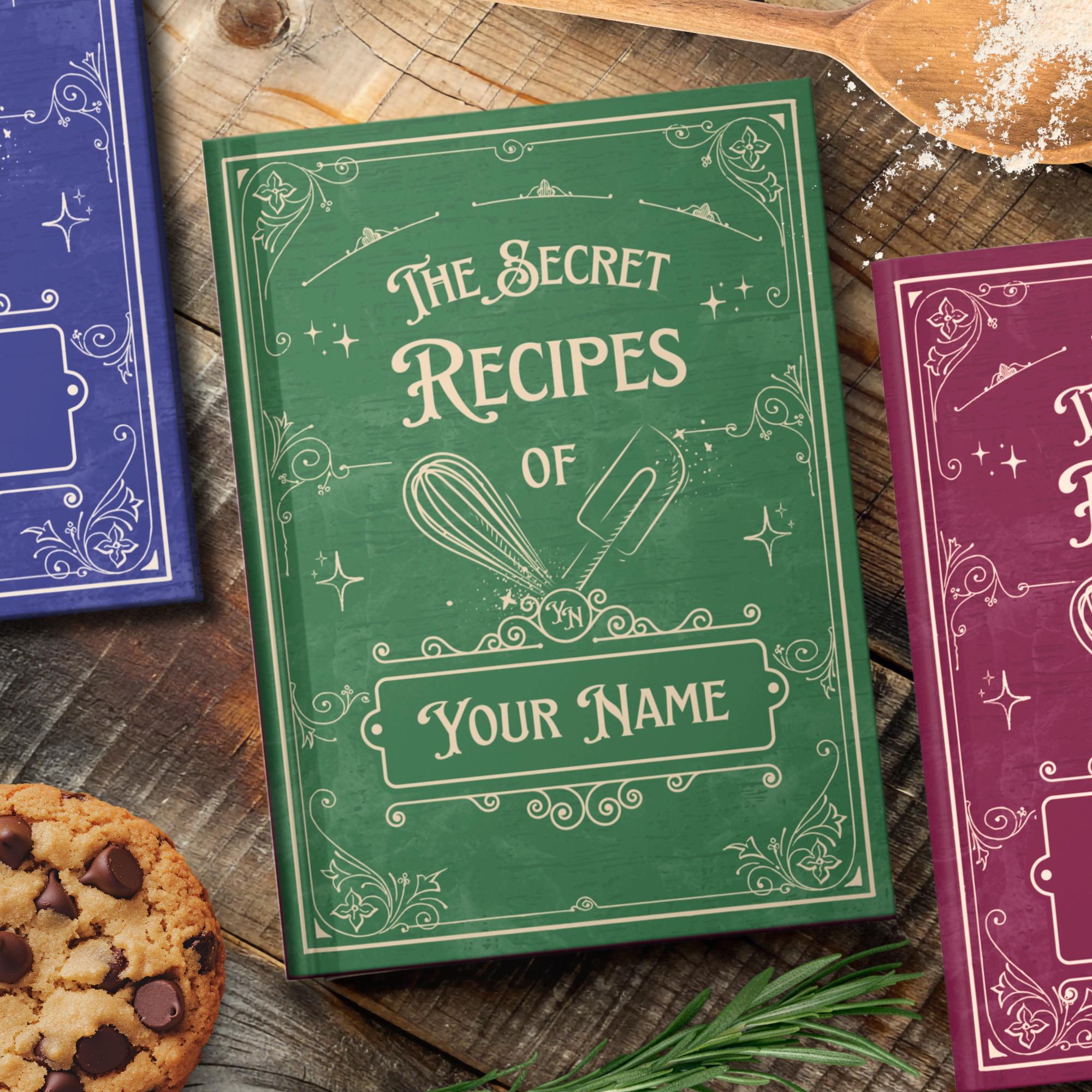 Custom Recipe Book 6”x8” | Personalized Lined Cookbook Journal ...