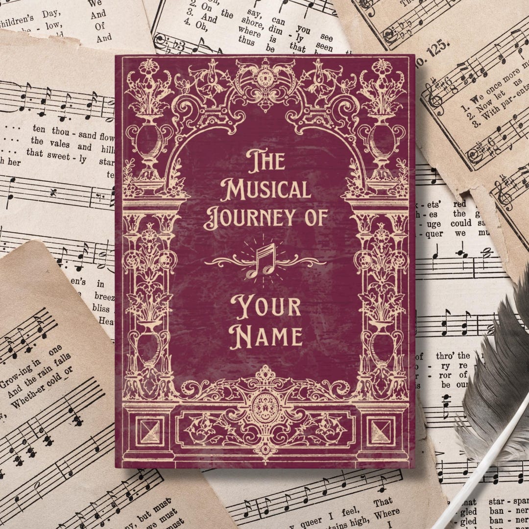 Personalized Songwriting Journal Gift for Musician Music Practice ...