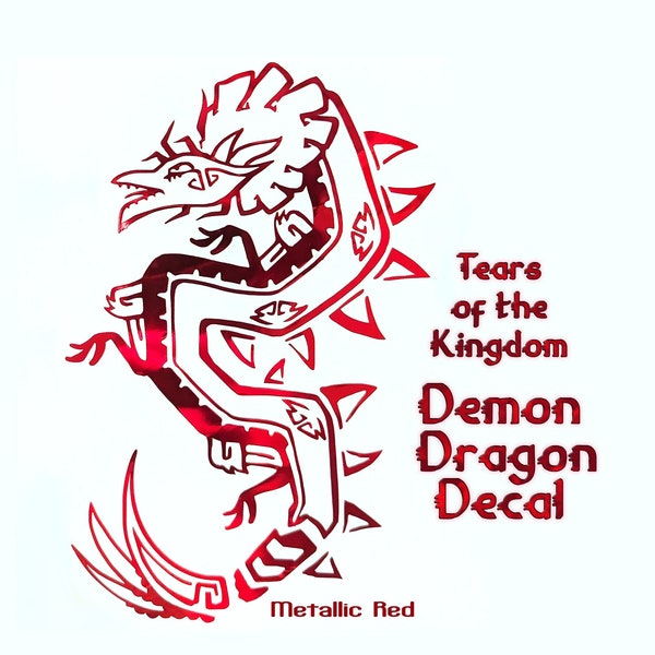 Tears of the Kingdom Demon Dragon - Etsy