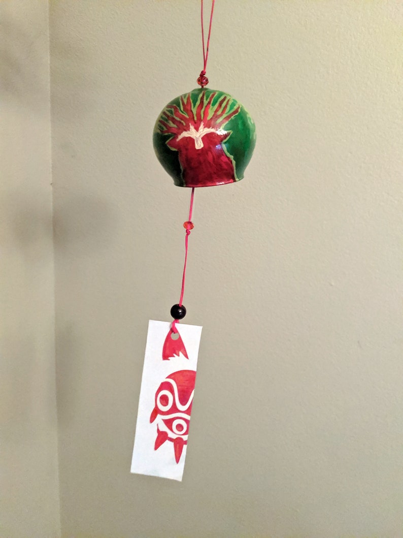 Princess Mononoke Hime Studio Ghibli Wind Chime Japanese Furin - Etsy