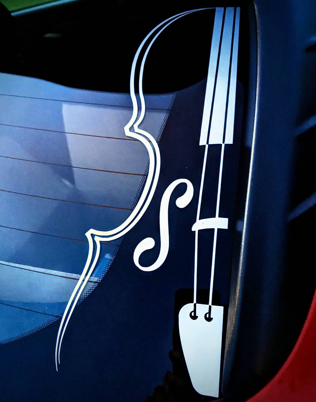 Violin Cello Viola Double Bass Body Neck Music Vinyl Decal Sticker Etsy
