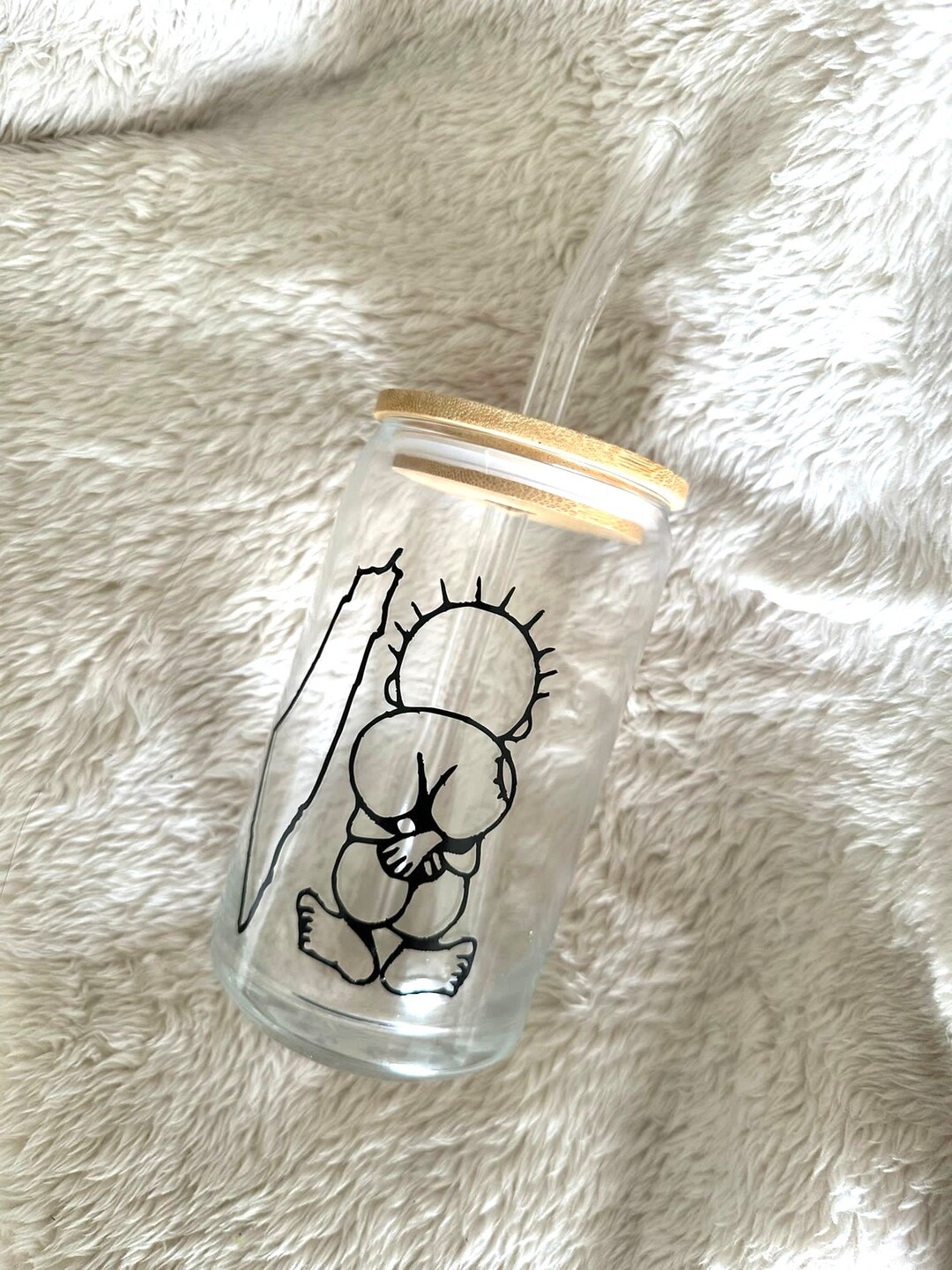 Palestine handala Glass Cup. - Etsy