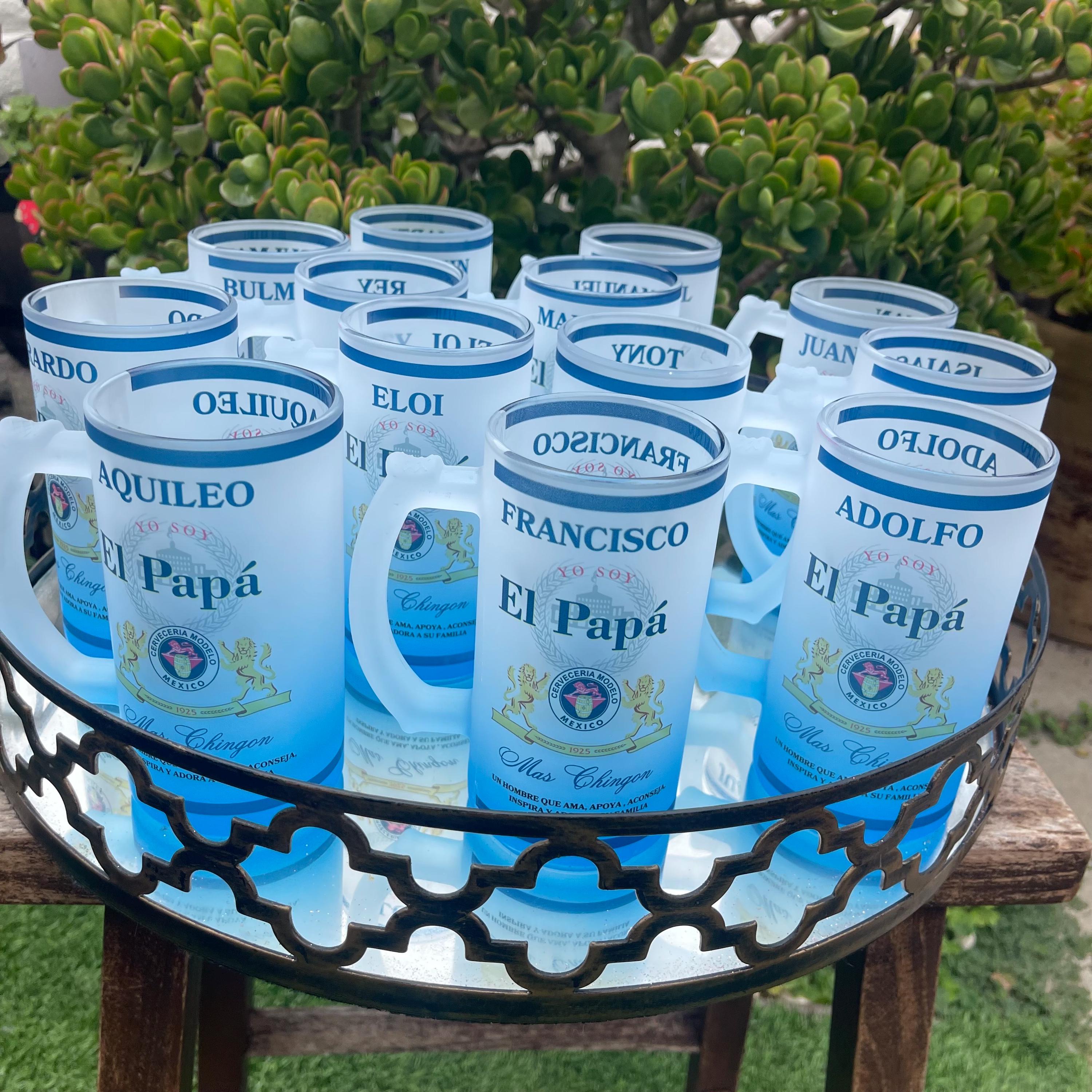 Father’s Day Gift Frosted Beer Mug 16oz/tarro Cervecero Personalizado ...