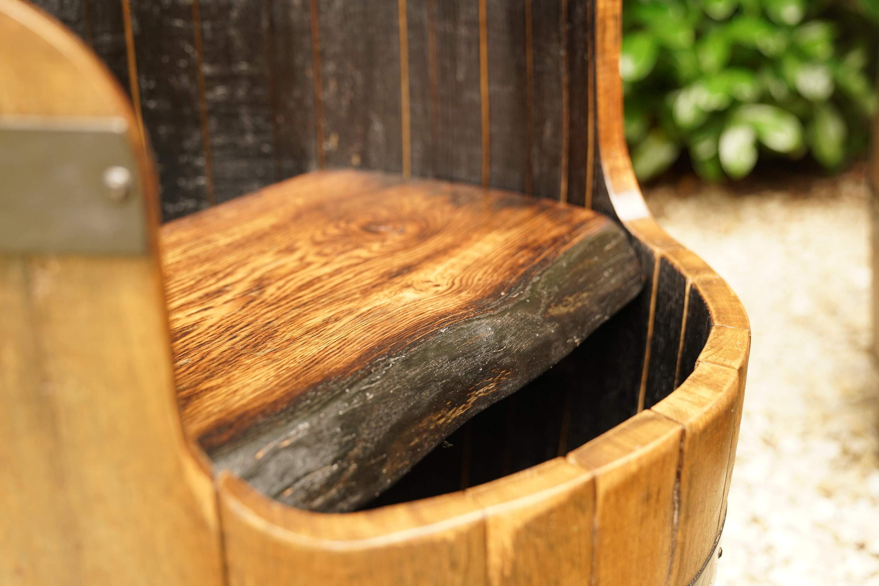 Bespoke Oak Barrel Armchair ... Whisky Barrel Chair RAVEN - Etsy