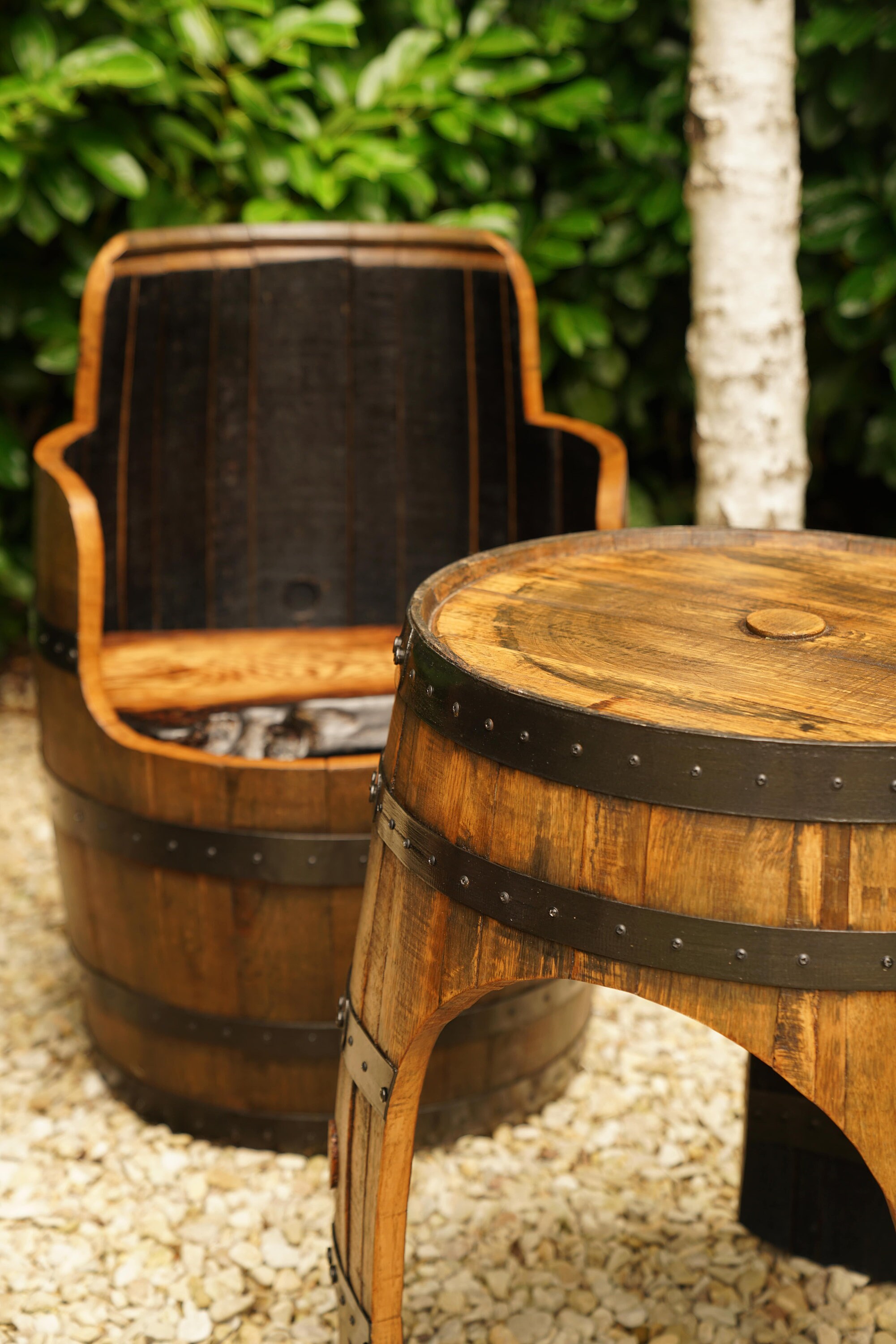 Bespoke Barrel Side Table... Oak Whisky Barrel Table | RAVEN - Etsy UK