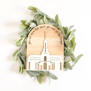 Custom Temple Sign LDS Temple Sign Family Sign Wedding Sign - Etsy