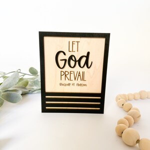 Quote Sign Let God Prevail LDS Sign - Etsy
