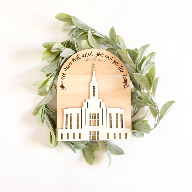 Temple Wood Sign - Etsy