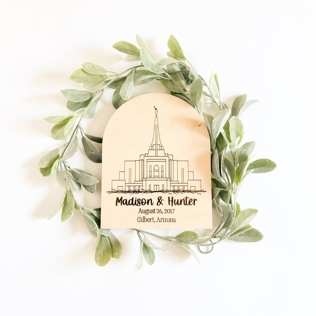 Custom Temple Sign LDS Temple Sign Family Sign Wedding Sign - Etsy