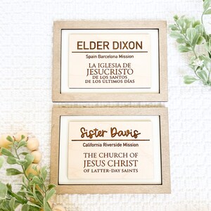 Missionary Tag Sign Missionary Decor Mission Plaque LDS Decor - Etsy