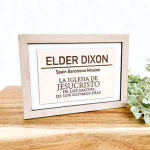 Missionary Tag Sign Missionary Decor Mission Plaque LDS Decor - Etsy