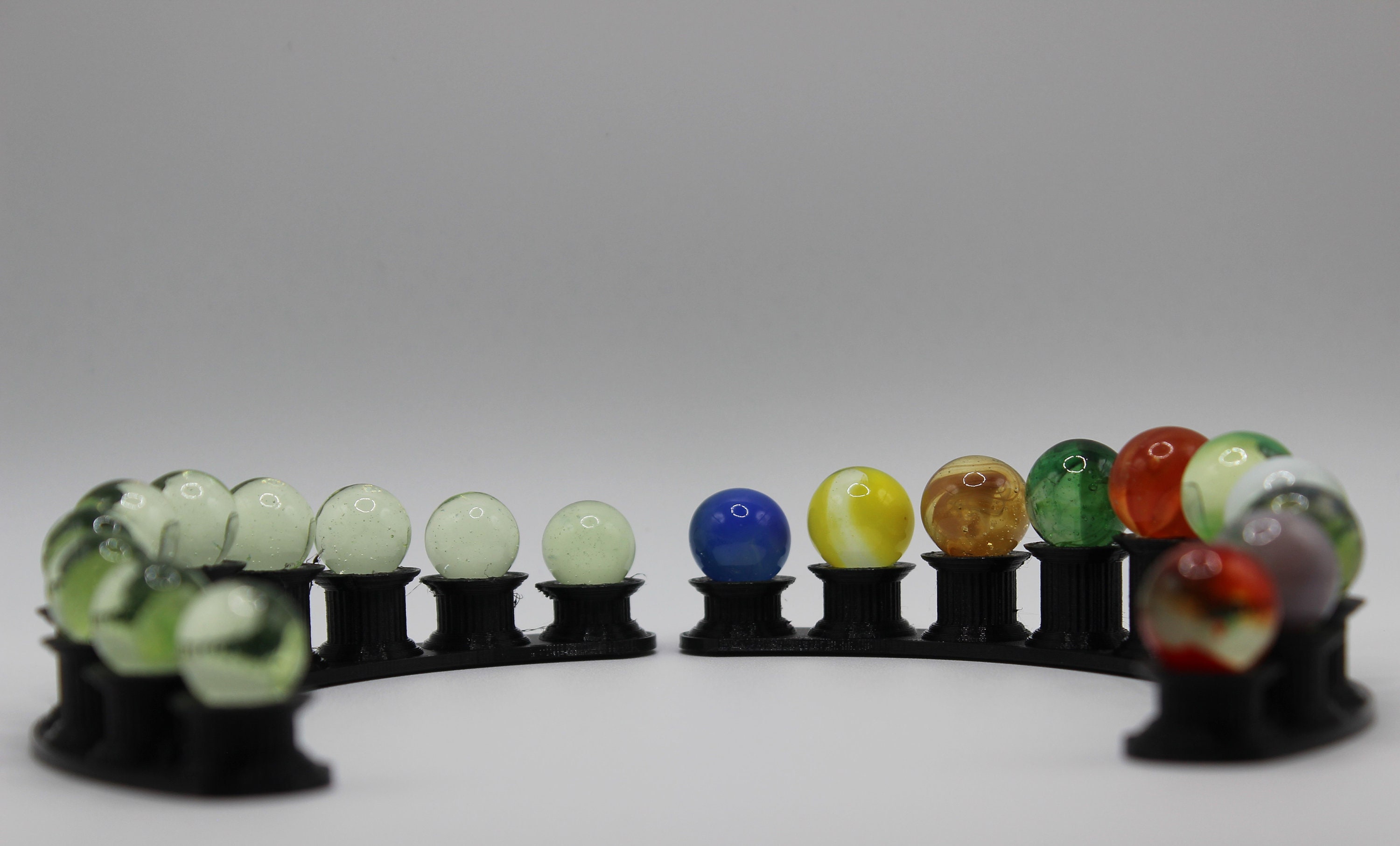 Small Marble Stand, Holds 10 Marbles, Fits Marbles or Spheres From 9/16 ...