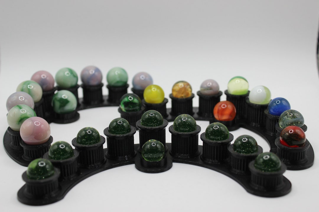 MARBLE STAND, Holds 10 Marbles Fits Marbles or Spheres 9/16 to 3/4 - Etsy