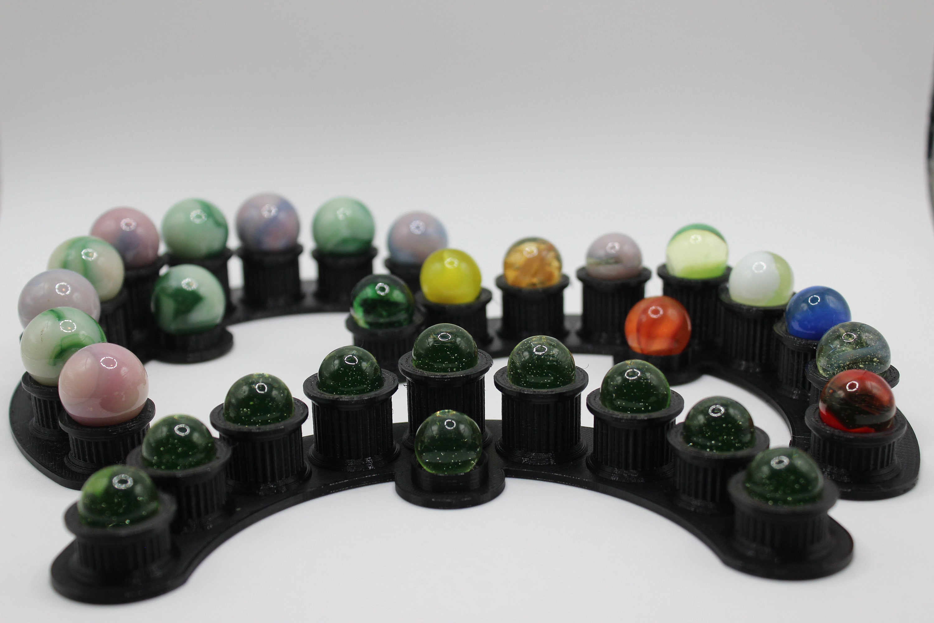 MARBLE STAND, Holds 10 Marbles Fits Marbles or Spheres 9/16 to 3/4 - Etsy