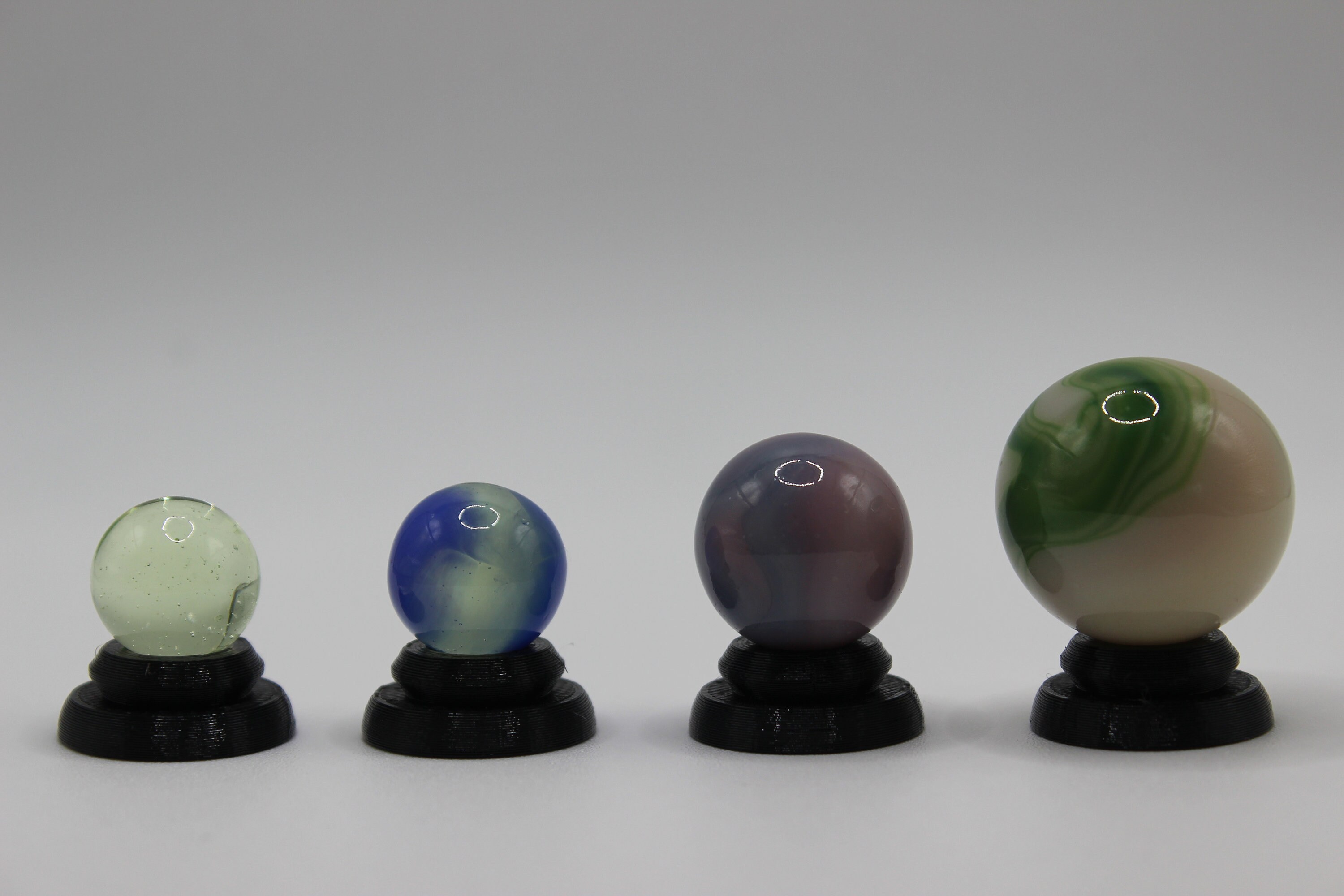 UFO STAND That Holds Marbles and Spheres With Sizes 7/8, 3/4, 5/8, and ...